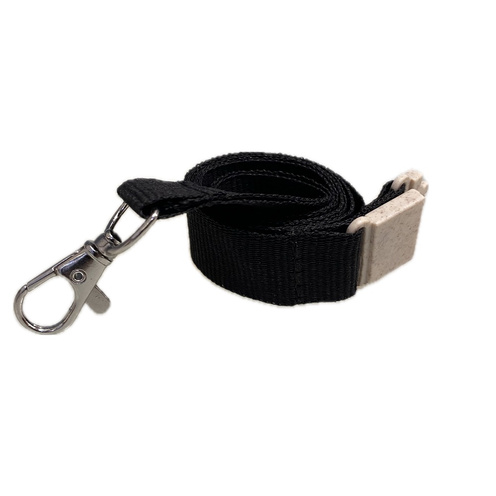 20mm Paper Lanyard in Black (UK Stock)